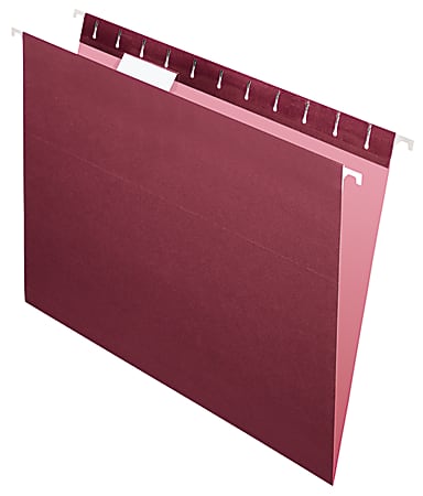 Office Depot Brand 2 Tone Hanging File Folders 15 Cut 8 12 x 11 Letter ...