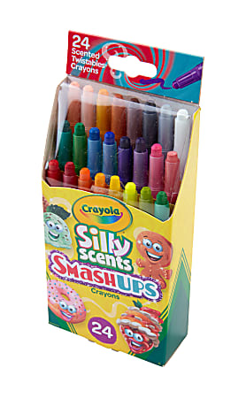 Crayola Silly Scents Smashups Twistable Crayons Assorted Colors Box Of ...