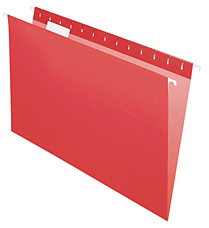 Office Depot® Brand 2-Tone Hanging File Folders, 1/5 Cut, 8 1/2" x 14 ...