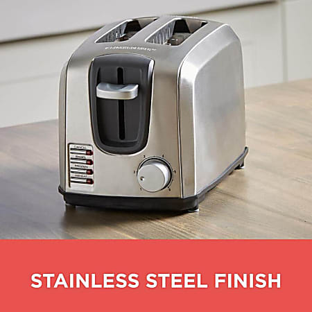 BlackDecker Black Decker Stainless Steel 2 Slice Extra Wide Slot ...