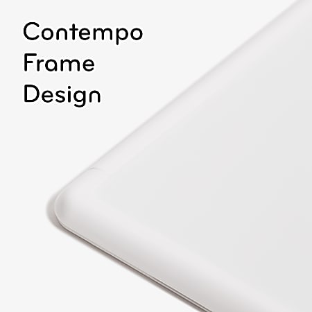 U Brands Contempo Magnetic Dry Erase Board 14 X 11 White Plastic Frame ...