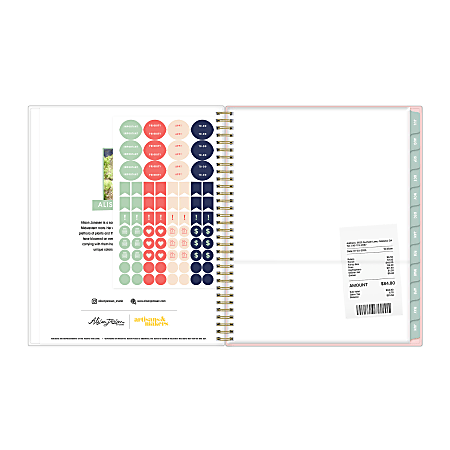 Planning Calendar AM AJ Palm Leaves PP 8.5x11 AY26 27 - Office Depot