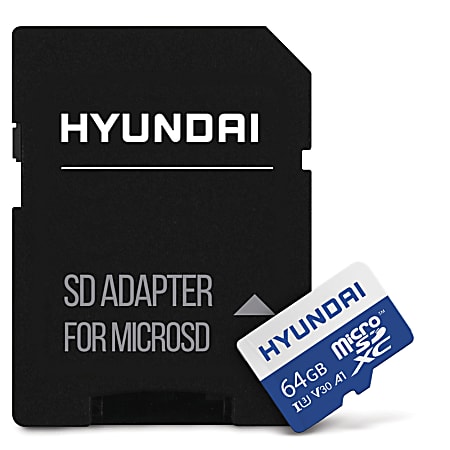 Hyundai microSD Memory Card 64GB - Office Depot