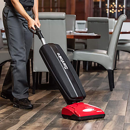 Sanitaire QUICKBOOST Cordless Commercial Upright Vacuum Black - Office ...