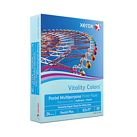 Xerox Vitality Colors Pastel Plus Color Multi Use Printer Copy Paper ...