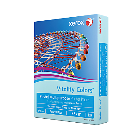 Xerox Vitality Colors Pastel Plus Color Multi Use Printer Copy Paper 1 ...