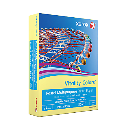 Xerox Vitality Colors Pastel Plus Color Multi Use Printer Copy Paper 1 ...