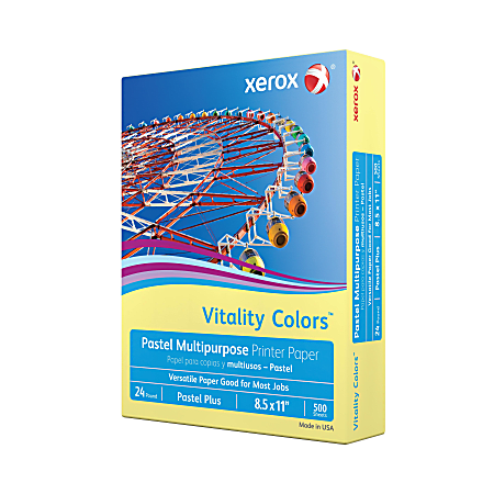 Xerox Vitality Colors Pastel Plus Color Multi Use Printer Copy Paper 1 ...