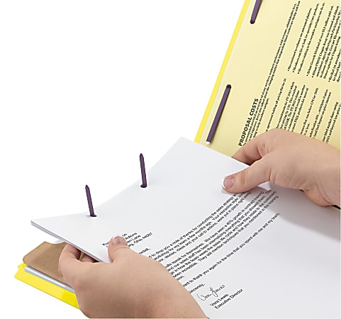 Smead Classification Folders With SafeSHIELD Coated Fasteners 1 Divider ...