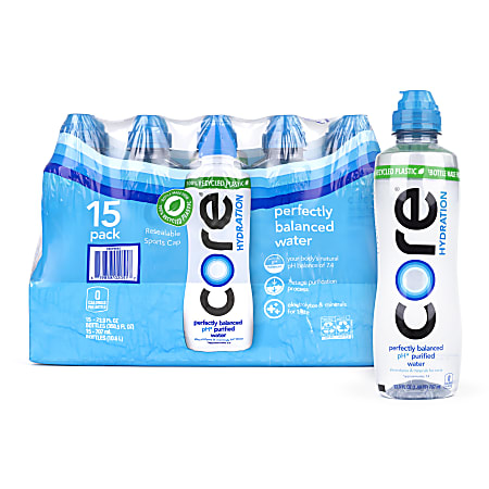 Core Hydration Perfectly Balanced pH Purified Water 30.4 Oz Pack Of 15 ...