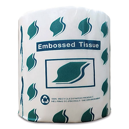 GEN Standard Bath Tissue Small RolL Septic Safe 1 Ply White 1000 ...
