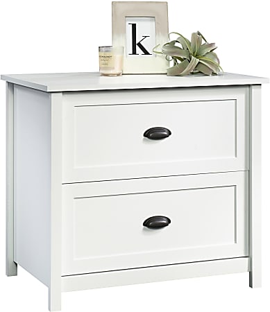 Sauder County Line 33 716 W x 22 D Lateral 2 Drawer File Cabinet Soft ...