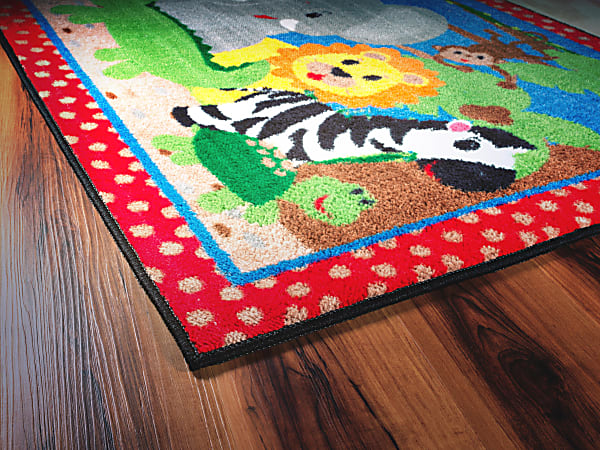 jungle pattern rug