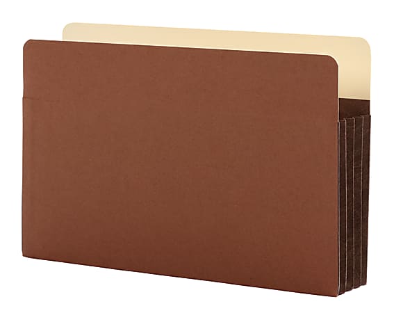 Office Depot® Brand Standard Redrope File Pockets, 3 1/2" Expansion ...