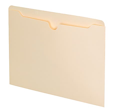 Office Depot Brand Manila Single Top File Jackets 8 12 x 11 Letter Size ...