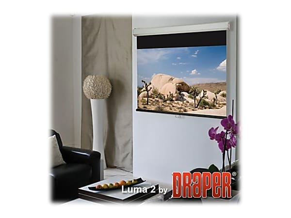 Draper Luma 2 HDTV Format Projection screen ceiling mountable wall ...