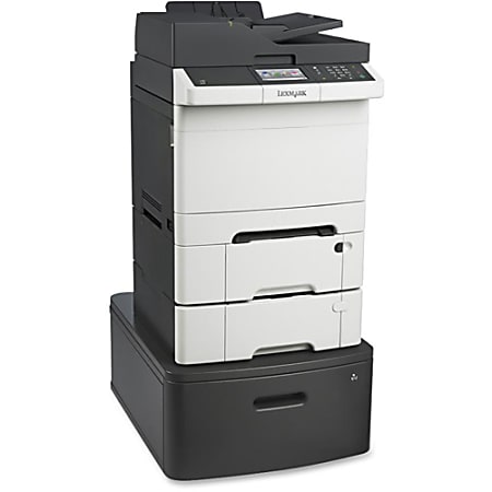 Lexmark CX410de Color Laser All In One Printer Scanner Copier Fax - Office Depot