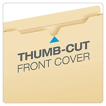 Office Depot Brand Manila File Jackets 1 Expansion 8 12 x 11 Box of 50 ...