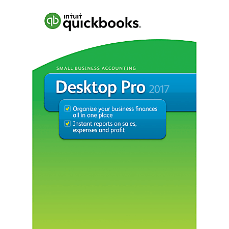 QuickBooks Desktop Pro 2017 Box Set Bundle Download Version - Office Depot