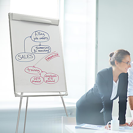 MasterVision Flip Chart Hanger For Tile Boards And Pads White - Office ...