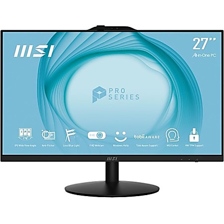 MSI PRO AP272 All In One Desktop PC 23.8 Screen Intel Core i5 8GB ...