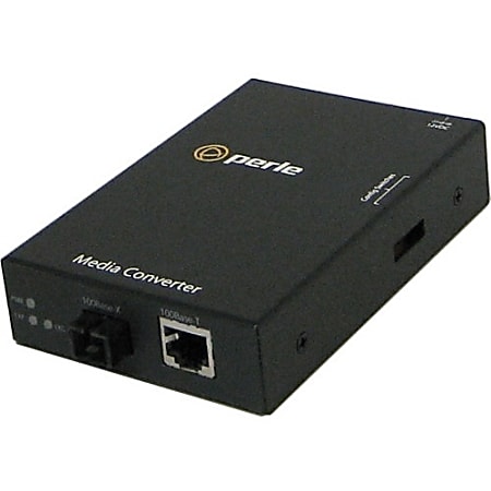 Perle S 100 M1SC2D Fast Ethernet Media Converter 1 x Network RJ 45 1 x ...