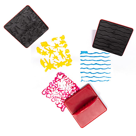Ready 2 Learn Paint Effect Stamps 6 Stamps Per Set Pack Of 3 Sets ...