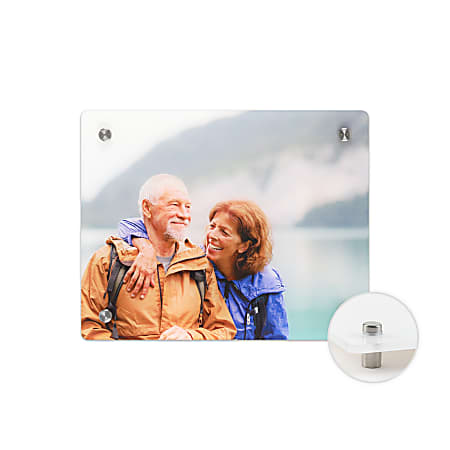 Custom Full Color Acrylic Photo Wall Art Panel With Brushed Silver ...