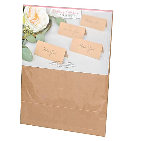 Gartner Studios Kraft Printable Place Cards 8 12 x 11 Pack Of 48 ...