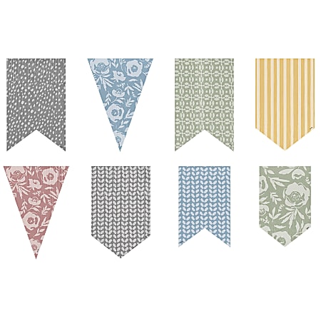 Teacher Created Resources Pennants Accents Assorted Sizes Classroom ...