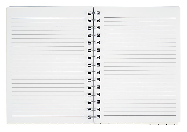 Office Depot Brand Floating Glitter Spiral Notebook 6 x 8 Unruled 80 ...