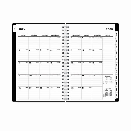 Blue Sky Polypropylene Academic WeeklyMonthly Planner 5 x 8 Multicolor ...