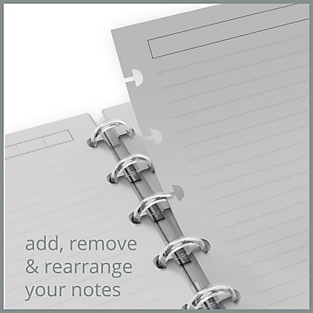TUL Discbound Notebook With 3 Customizable Reversible Poly Covers ...