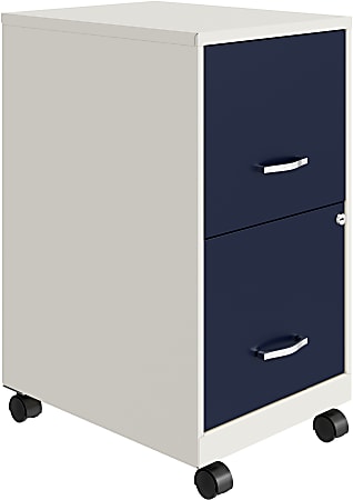 Realspace SOHO Smart 18 D Vertical 2 Drawer Mobile File Cabinet ...