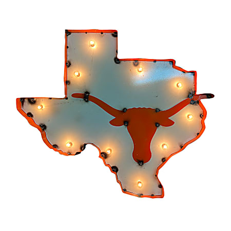 Imperial NCAA Logo Lighted Metal Sign University of Texas - ODP ...