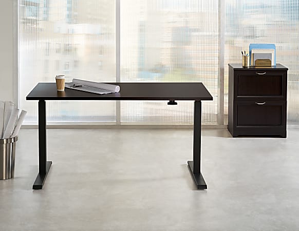 Realspace Magellan 23 12 W x 16 916 D Lateral 2 Drawer File Cabinet Espresso Office Depot
