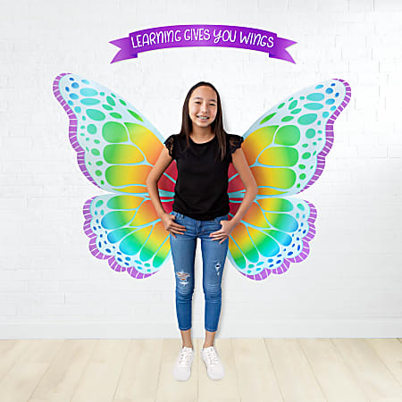 Office Depot Brand Springtime Celebration Butterfly Backdrop 45 H x 62 ...