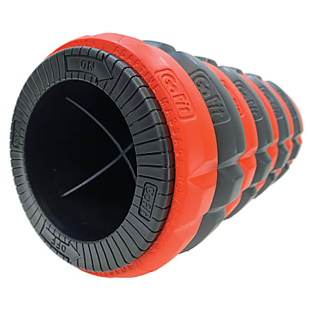GoFit Revolve Roller With 4 Medium Profile And 5 Low Profile Adaptive ...