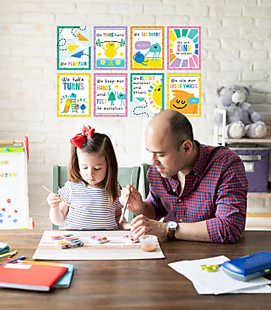 Carson Dellosa Education Mini Poster Set Happy Class Set Of 14 Posters ...