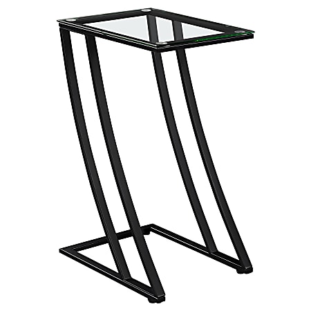 Monarch Specialties Tasha Accent Table 24 H x 12 W x 15 34 D Black ...