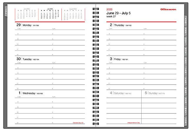 Office Depot Brand WeeklyMonthly Academic Planner 5 x 8 30percent ...