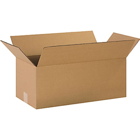 Partners Brand Long Corrugated Boxes 20 x 10 x 8 Kraft Pack Of 20 ...