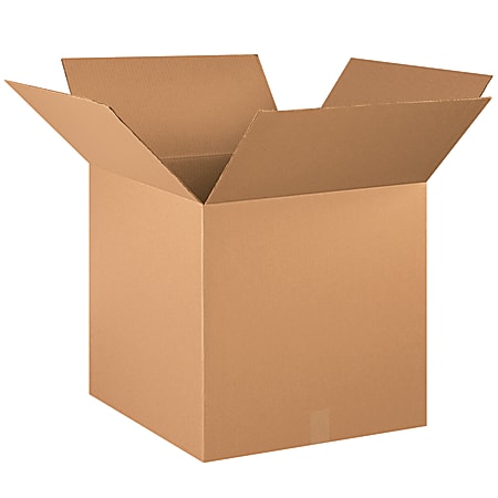 Office Depot Brand Corrugated Boxes 20 L x 20 W x 20 H Kraft Pack Of 10 ...