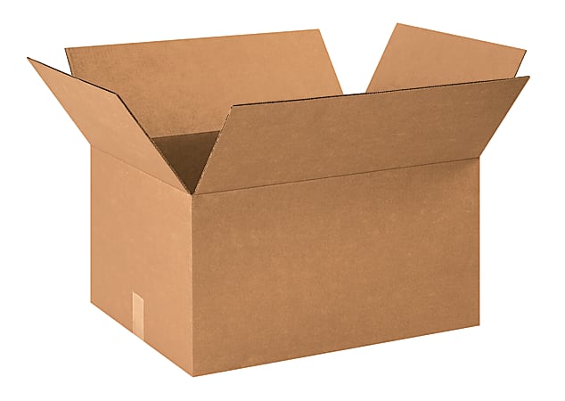 Partners Brand Corrugated Cartons 23 x 17 x 12 Kraft Pack Of 10 ...