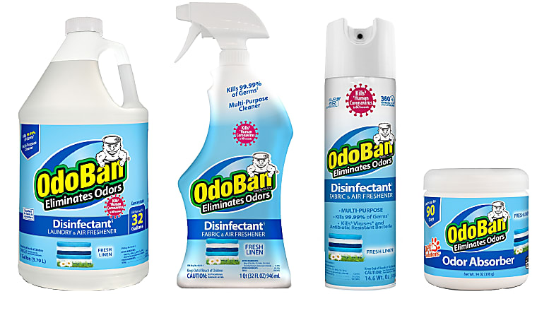 OdoBan Odor Eliminator Disinfectant Concentrate Spray Assortment And ...