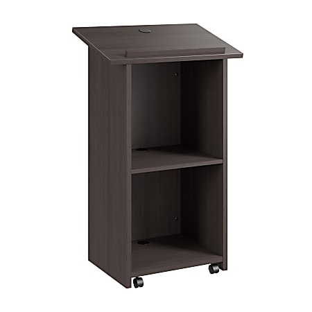 Bush Business Furniture Envision Stand Up Lectern 29 W x 48 H Storm ...