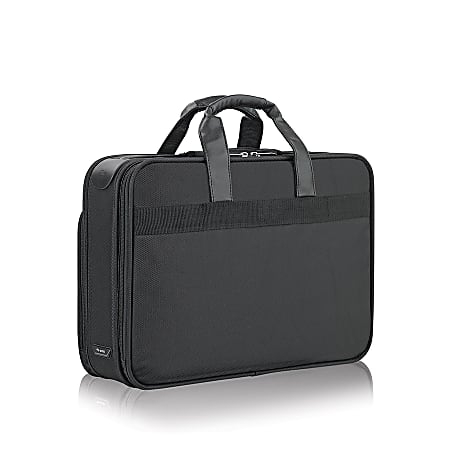 Solo New York Paramount 16 Retractable Shoulder Strap Briefcase Black ...