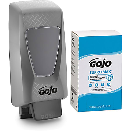 Gojo Supromax Lotion Hand Cleaner 67.6 fl oz 2 L Adhesive Remover Soil ...