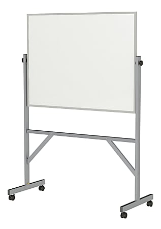 Ghent Reversible Magnetic Dry Erase Whiteboard 72 x 53 Aluminum Frame ...