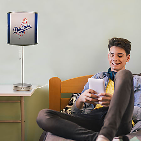 Imperial MLB Table Lamp 19 H Los Angeles Dodgers - Office Depot